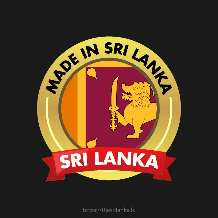 Made in Sri Lanka Badge Vector - The Sri Lanka