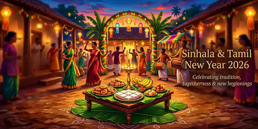 Sinhala & Tamil New Year 2026 | Auspicious Times - The Sri Lanka
